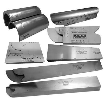 NDE TECH-Weld Flawed Specimens AND NDT Calibration Blocks