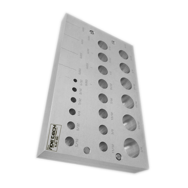 Navy Eddy Current Standard Block-Navy Eddy Current Reference Standard