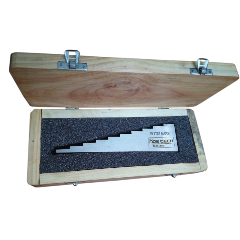 10 Step Thickness Calibration Block Stainless Steel 1-10mm Metric-Step ...