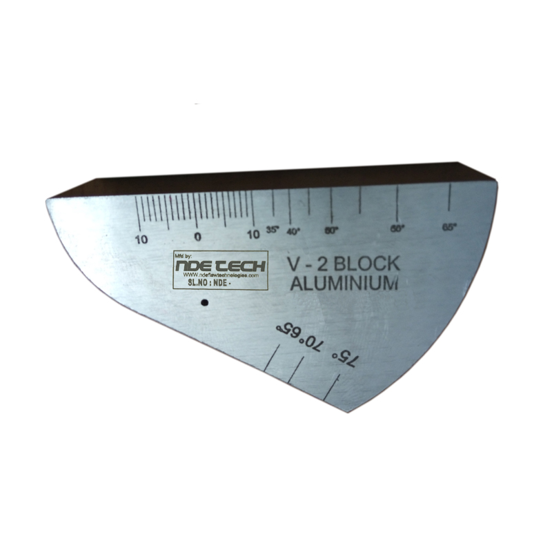 V2 A4 Calibration Test Block 20MM Stainless Steel-Calibration Blocks ...