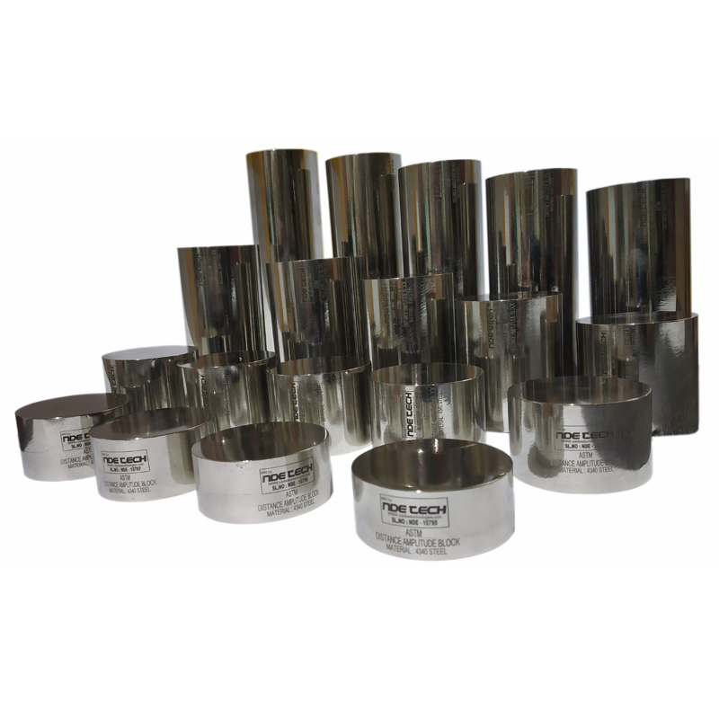 ASTM Distance Area Amplitude Block Set of 10 Stainless Steel