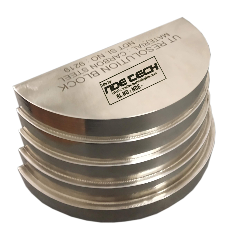 UT Resolutions Calibration Block Carbon Steel