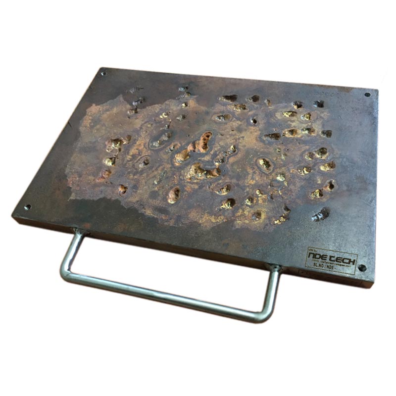 Corrosion Erosion Plate Flaw Specimen Stainless Steel 25mm