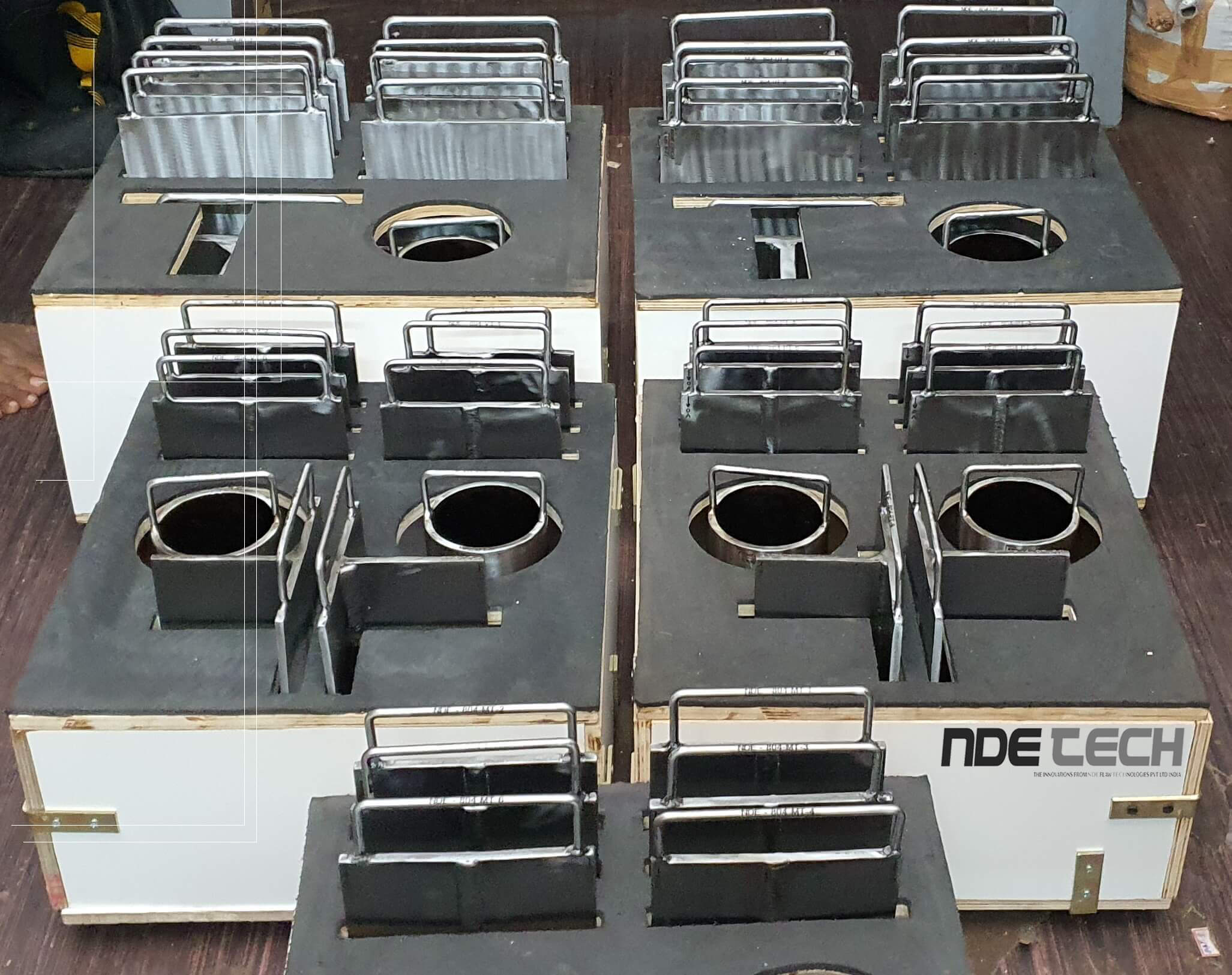 NDT Standard Magnetic Particle Flawed Specimens Kit-MT