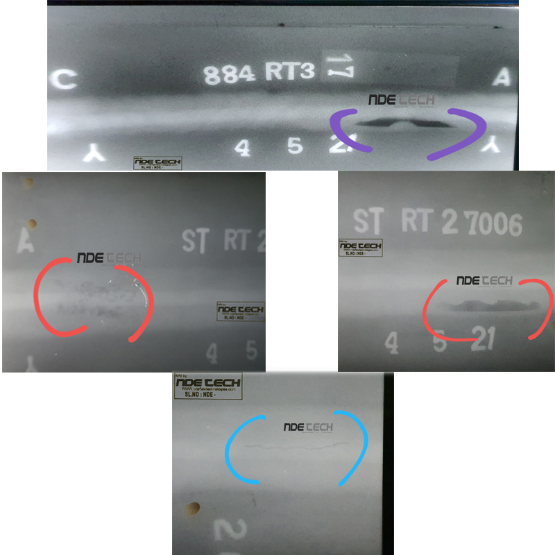 NDT Standard Radiographic Film Interpretation Reference Set-RTFI