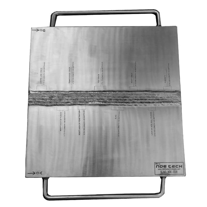 Phased Array Ultrasonic Testing And TOFD Plate to Plate Double V Flawed ...