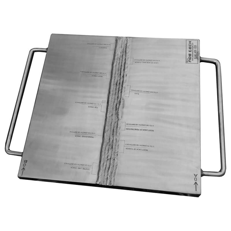 Phased Array Ultrasonic Testing And TOFD Plate to Plate Single V Flawed ...